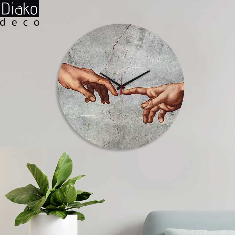 مشخصات و قیمت خرید ساعت دیواری مدرن طرح کد DK-18